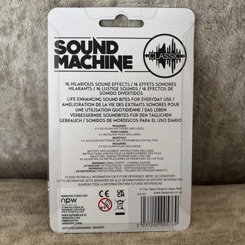 NPW Classic Red Sound Machine Hilarious Novelty Prank Portable 16 ...