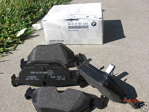 BMW OEM E36 E85 Z4 NEW REAR BRAKE PADS 325i 328i 316i 318i 323i 320i ...