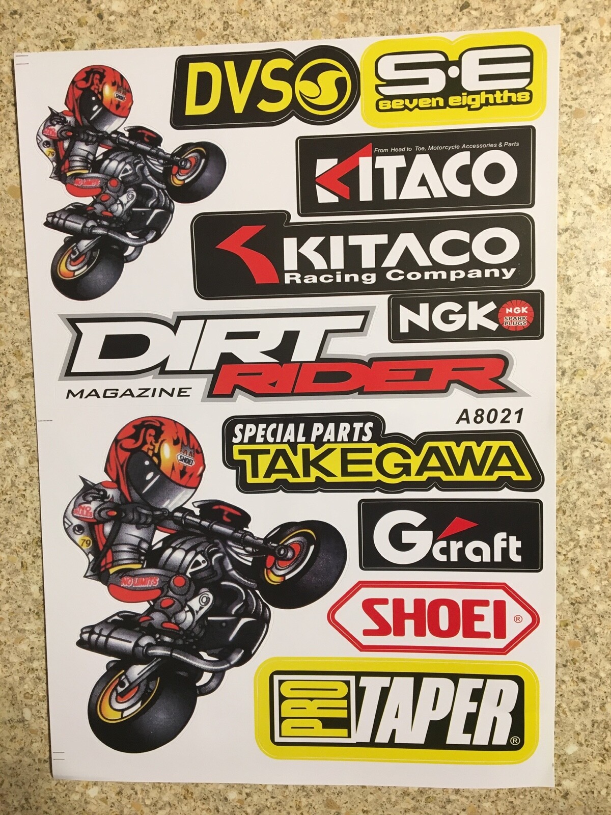 DVS 2 Pack Decals Stickers Graphics Sheets Mx RFX Monster Sponser ...