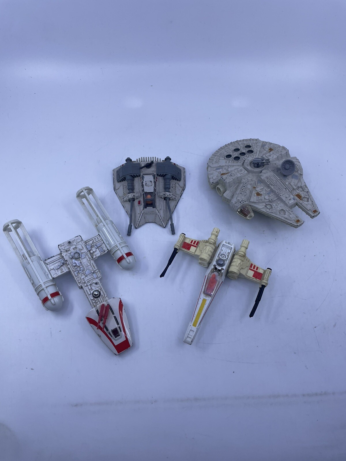 Vintage Star Wars DIE CAST Lot X-Wing Falcon 1979 LOW GRADE X2 | eBay