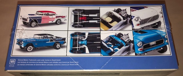 Monogram 1955 Chevy Bel Air Street Machine Revell 1 24 scale model car ...