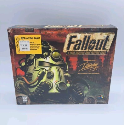 Fallout 1 PC BIG BOX ONLY NO CD ROM / INSERTS ORIGINAL 1997 A POST ...