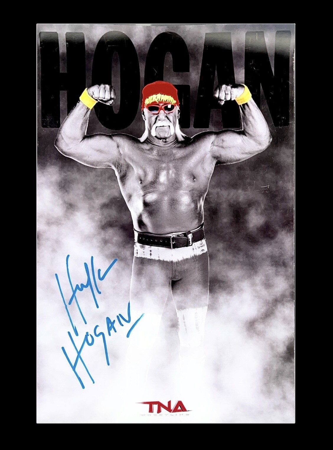 TNA WWE HULK HOGAN SIGNED 11X17 PHOTO FROM 2010 WITH HOGANS BEACH SHOP ...