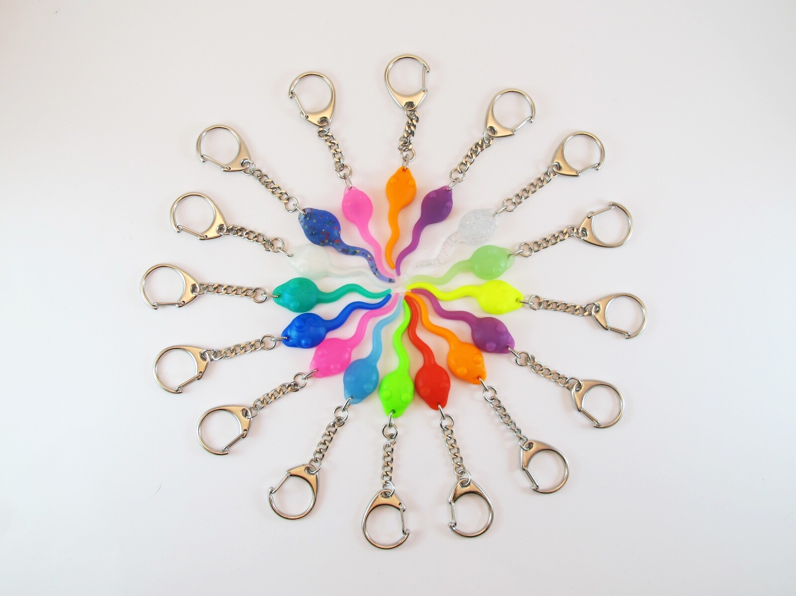 Sperm Keyring - wide choice of colours | eBay