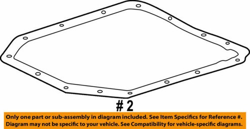 35168-33031 Toyota Gasket, automatic transaxle oil pan 3516833031, New ...