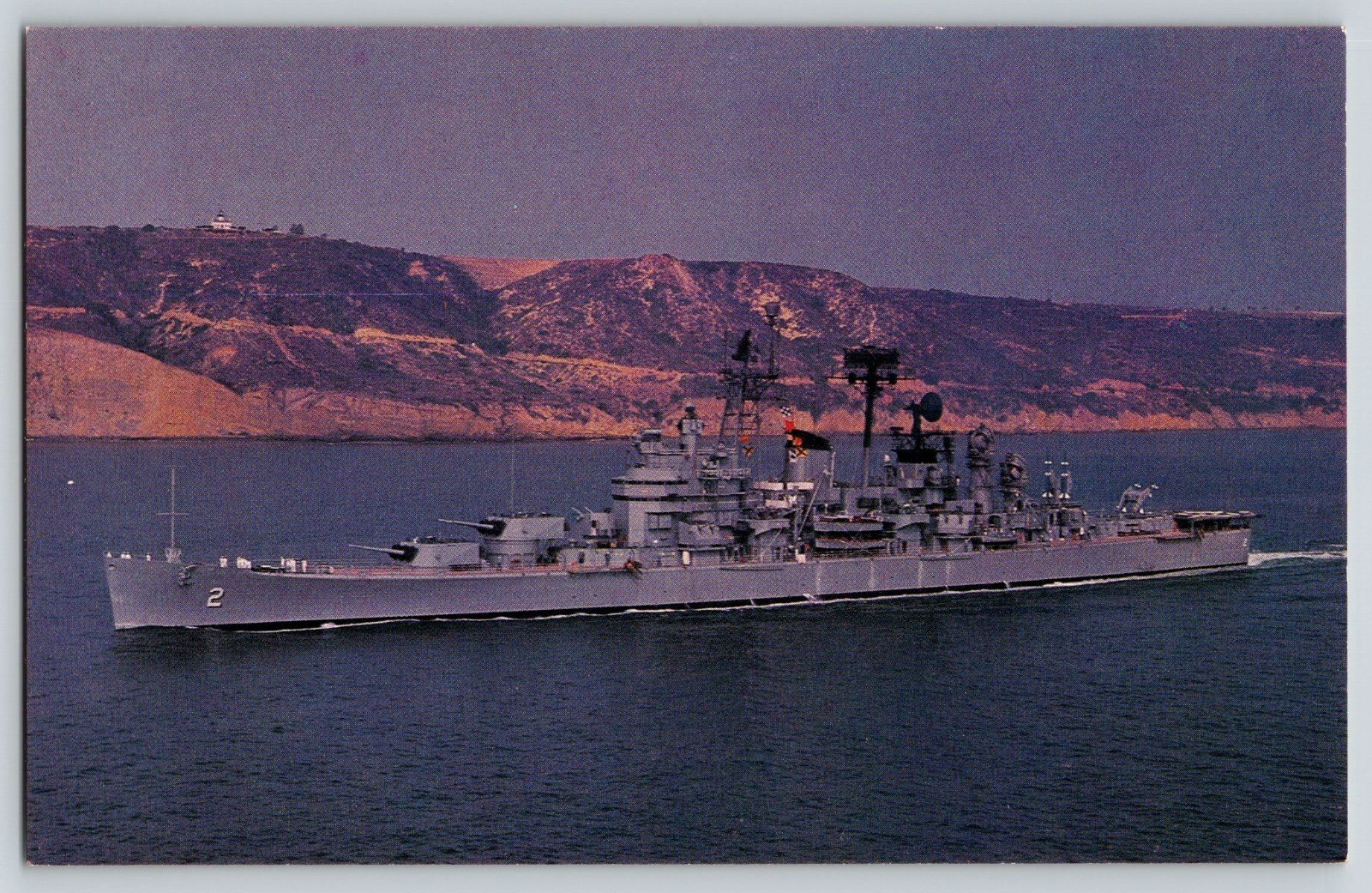 Postcard US Navy Ship - USS Canberra - CAG-2 - Heavy Cruiser | eBay