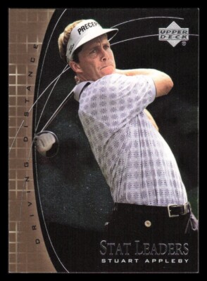 2001 Upper Deck Golf Stuart Appleby Stat Leader Card #SL3 Driving ...