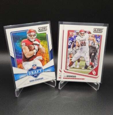 MARK ANDREWS 2018 Score NFL Draft base #378 (3) Rookie LOT BALTIMORE ...