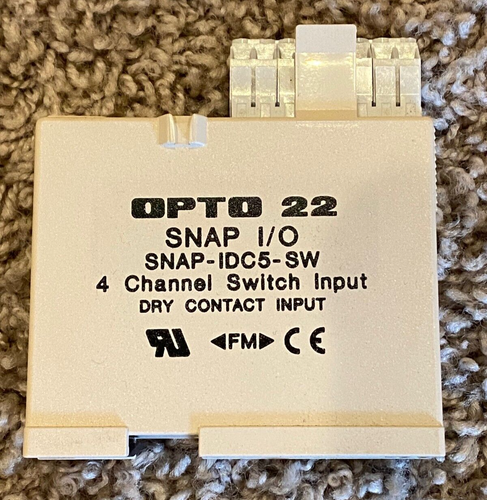 NEW* OPTO 22 SNAP I/O ** SNAP-IDC5-SW ** 4-CHANNEL SWITCH INPUT MODULE ...