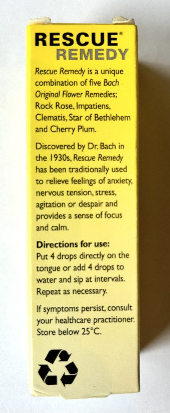 RESCUE REMEDY 20mL Oral Liquid Drops for Stress & Mild Anxiety Relief ...