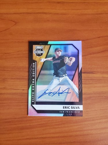 Eric Silva - 2021 Panini Elite Extra Edition #40 Autograph ON-CARD AUTO ...