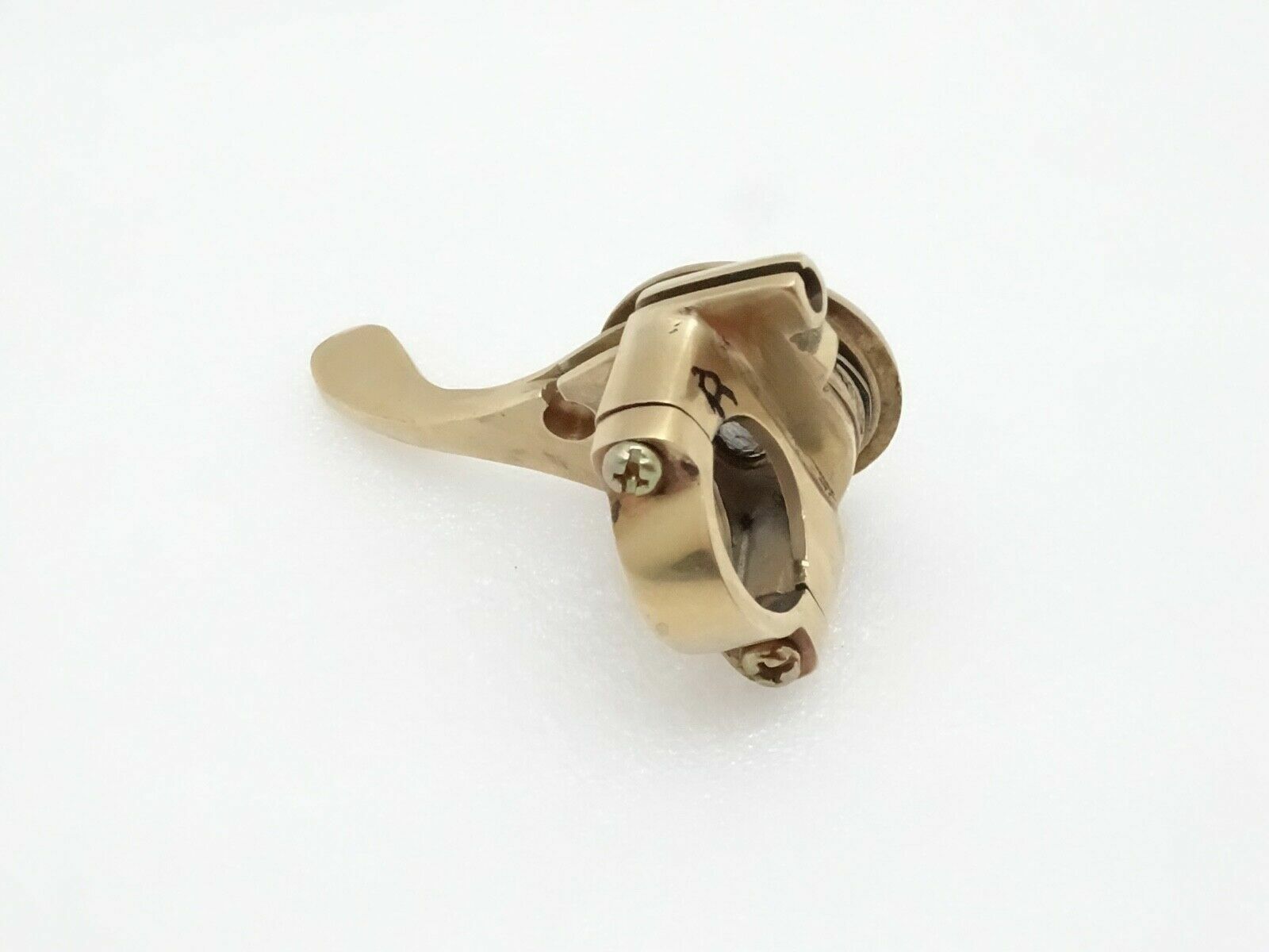 Universal Motorcycle Brass Flat Choke Lever (Right Side) 7/8" Handlebar ...