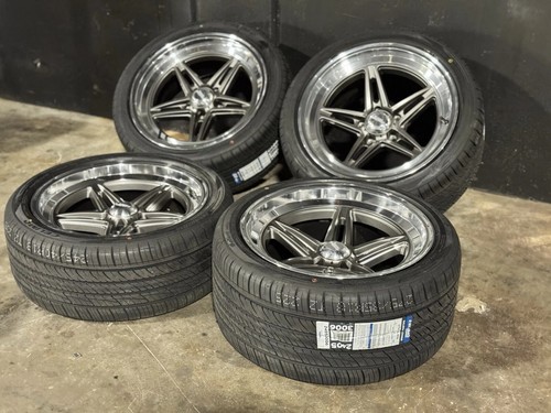 18x8 18x10 AMERICAN RACING VN514 GROOVE WHEELS RIM TIRES CHEVY GMC OBS ...