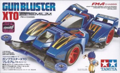 Tamiya19451 1/32 Mini 4WD REV Car Kit FM-A Chassis JR Gun Bluster XTO ...