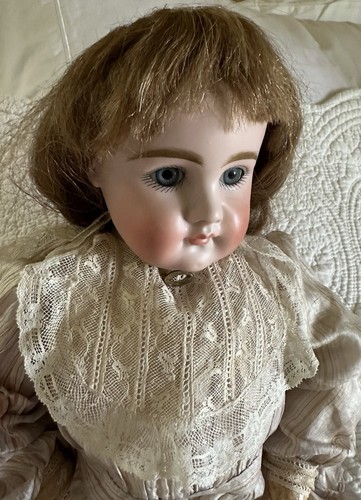 Antique 18” Early Closed Mouth Kestner German Bisque Doll Dressed Beautifully | eBay