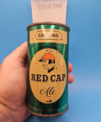 Metallic Red Cap Ale Flat Top Beer Can - Belleville, IL | eBay