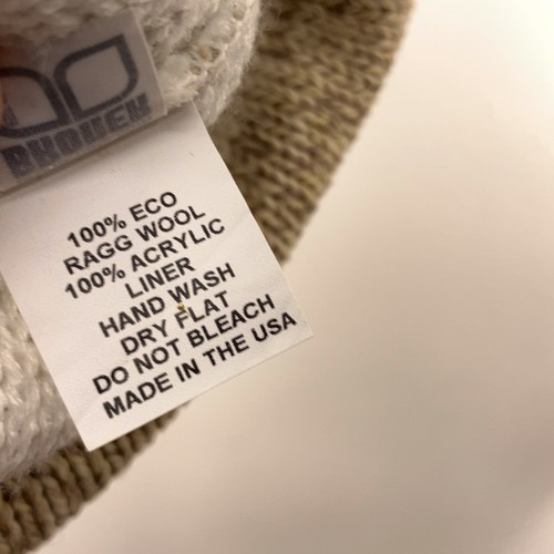 Broner made in USA Eco rag wool classic winter hat | eBay