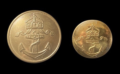 WW1 Original German Kaiserliche Marine Imperial Navy buttons by Assmann ...