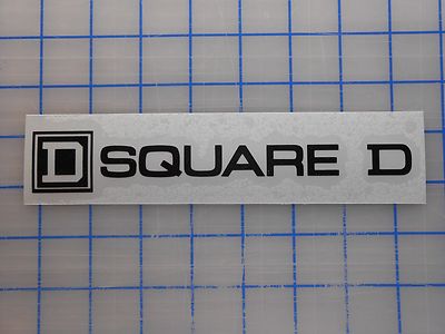 Square D Sticker 5.5" 7.5" 11" Pressure Switch Breaker Disconnect Box ...