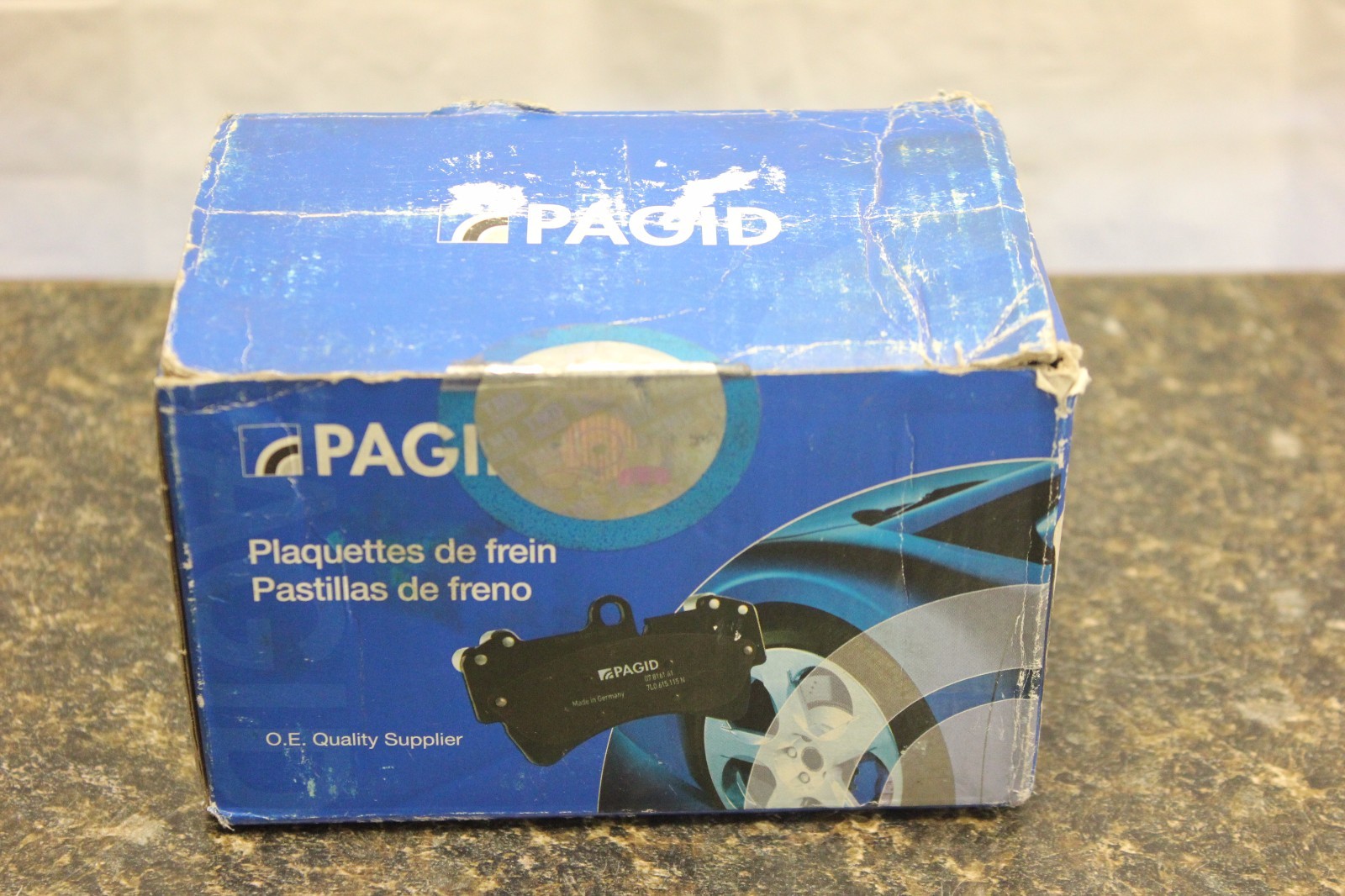 3 PIECE PAGID BRAKE PADS T4113 AND 1 PIECE JURID BRAKE PAD KBA61066 DNT ...
