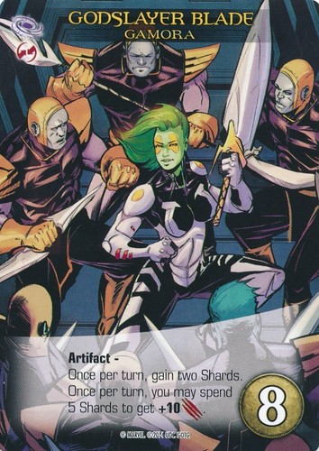 GAMORA 2014 Upper Deck Marvel Legendary Guardians Galaxy SP GODSLAYER ...