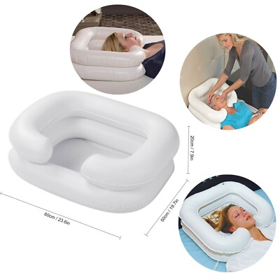Inflatable Shampoo Basin Portable Sink Home Hair Washing Aids with ...