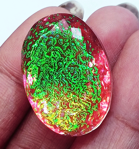 125 to 130 Ct Loose Gemstone Natural Fire Monarch Opal Doublet Oval ...
