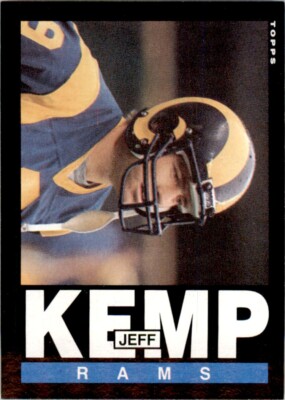 1985 TOPPS; JEFF KEMP LOS ANGELES RAMS #83 | eBay