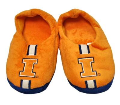 Illinois Fighting Illini Size Large Youth Stripe Slippers [NEW] Slide ...