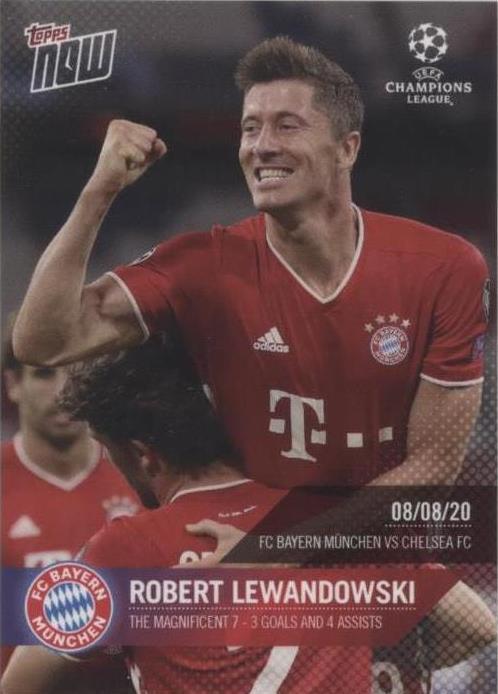2019-20 Topps Now UEFA Champions League - Robert Lewandowski #063 /280 ...