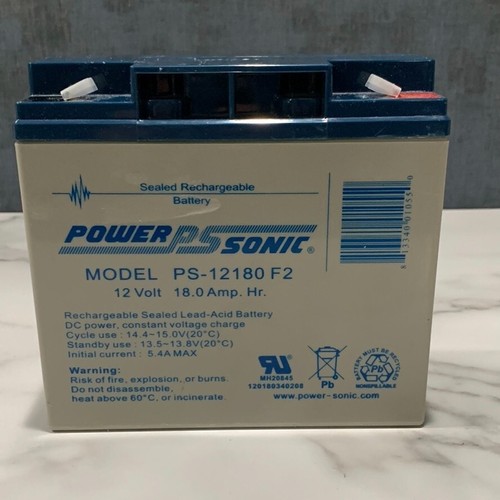 Power Sonic PS-12180 12V 18Ah Rechargeable Sealed Lead Acid Battery ...