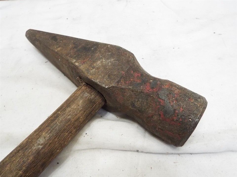 Antique 5 lb Railroad Spike Hammer Tool Octagon Poll Track Rail Worker ...