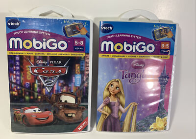 MobiGo -- Tangled & Cars 2 by VTech 5-8 years brand new sealed | eBay