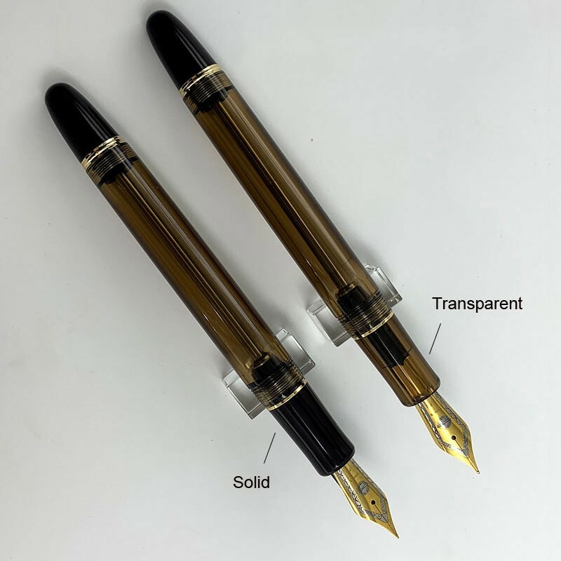 Wing Sung 699 Translucent Acrylic Vacuum Filling Fountain Pen Fine Nib ...