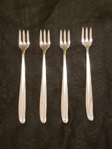 Vtg Oneida England Cocktail Forks Stainless Set Of 4 | eBay