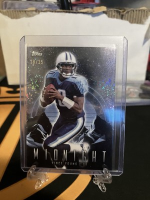 Vince Young 2024 Topps Midnight /35 Winter Solstice Refractor Titans ...