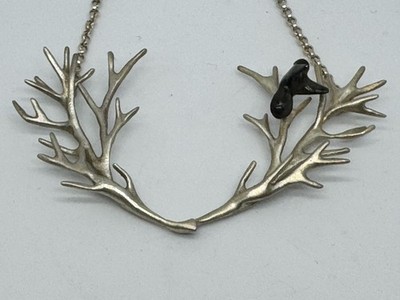 Lisa Cimino - Bird on a Branch Necklace- Ici002 $180.00 | eBay