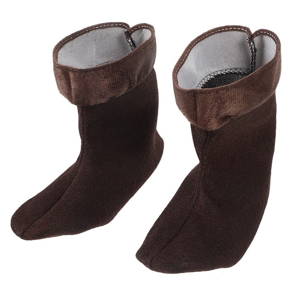 Fleece Lined Boot Socks Warm Liners Boots Shoe Inserts Fluffy Shoes ...