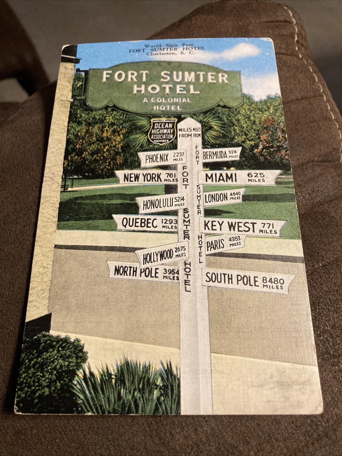World Sign Post, Fort Sumter Hotel, Charleston, South Carolina | eBay