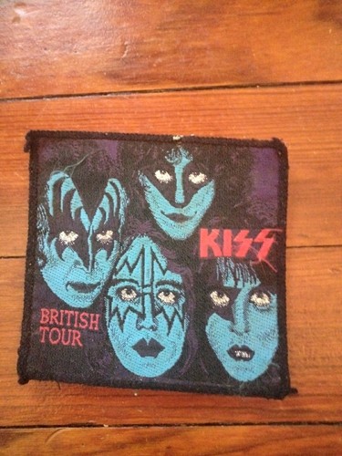 KISS 1983 PATCH Patches. British Tour Creatures Of The Night VINTAGE ...