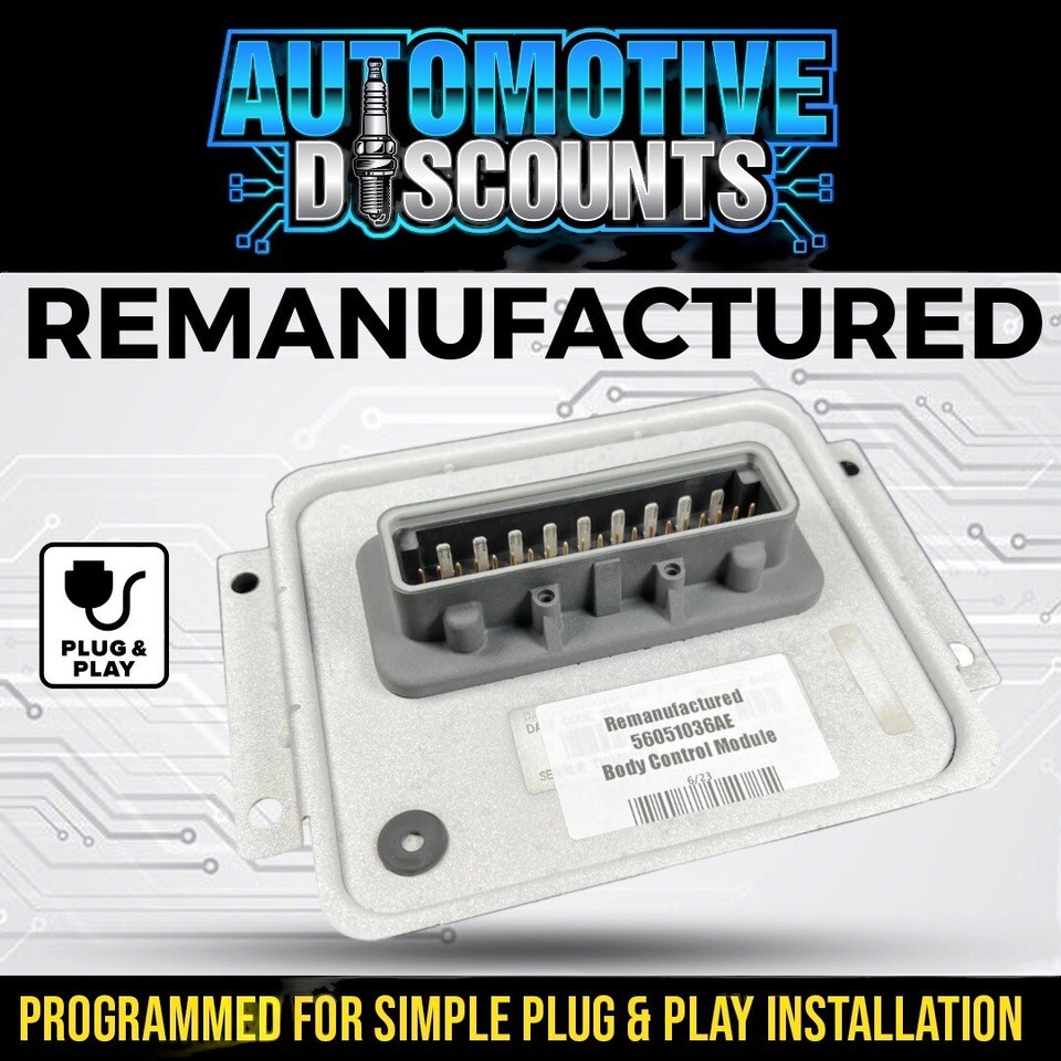 2004 Dodge Ram FCM Front Control Module P/N 56051036 Multifunction ...