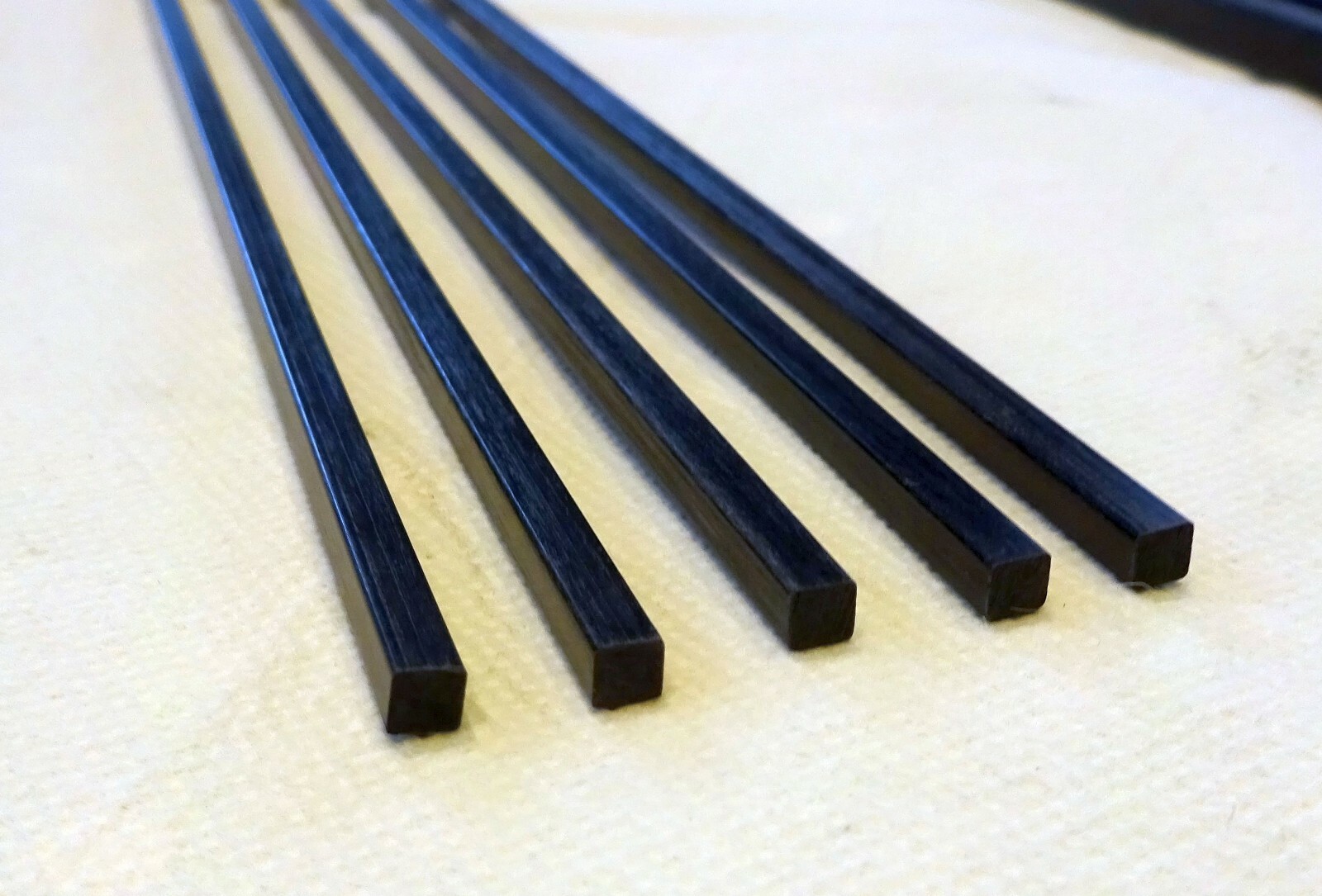 5x 200mm Lengths Carbon Fibre Tubes Rods Strips: 2,3,4,5,6,8,10,12,15 ...