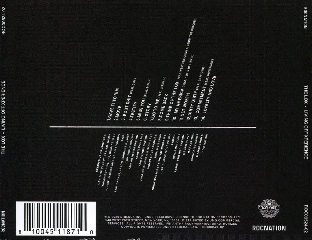 Living Off Xperience by The Lox Lox (CD, 2021) for sale online | eBay