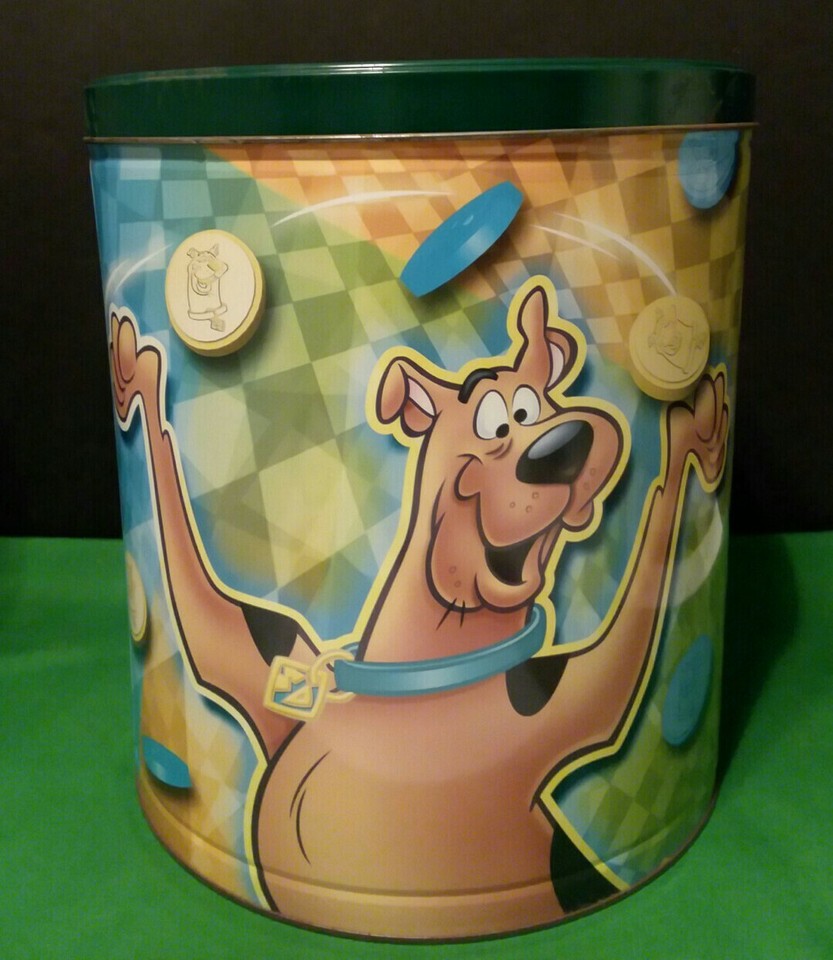 VINTAGE HANNA BARBERA SCOOBY-DOO SHAGGY POPCORN TIN CAN | eBay