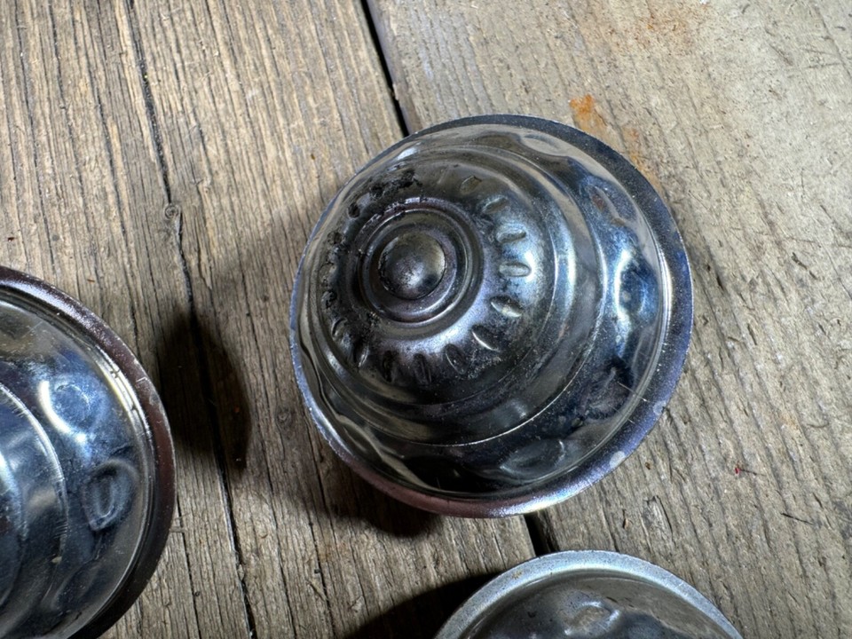 VINTAGE PEDAL CAR HUB CAPS ANTIQUE PULL WAGON WHEEL COVER HUB CAPS | eBay