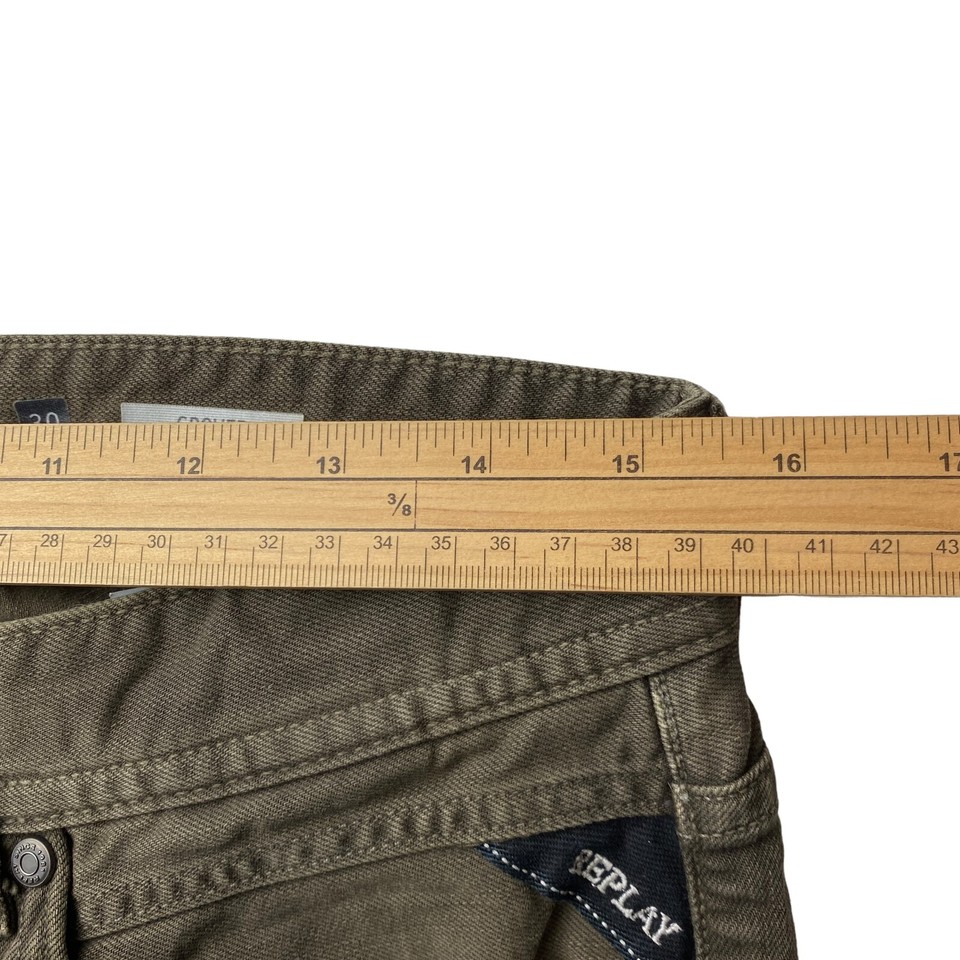 Replay GROVER Brown Slim Straight Fit Jeans W30 L34 | eBay