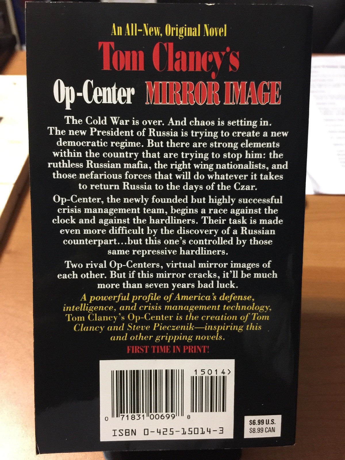 New Tom Clancy's Op-Center: Mirror Image 2 by Steve Pieczenik, Jeff ...