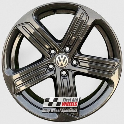 R564AD Exchange VW GOLF R MK7 4X 18" GENUINE CADIZ DARK ANTHRACITE ...