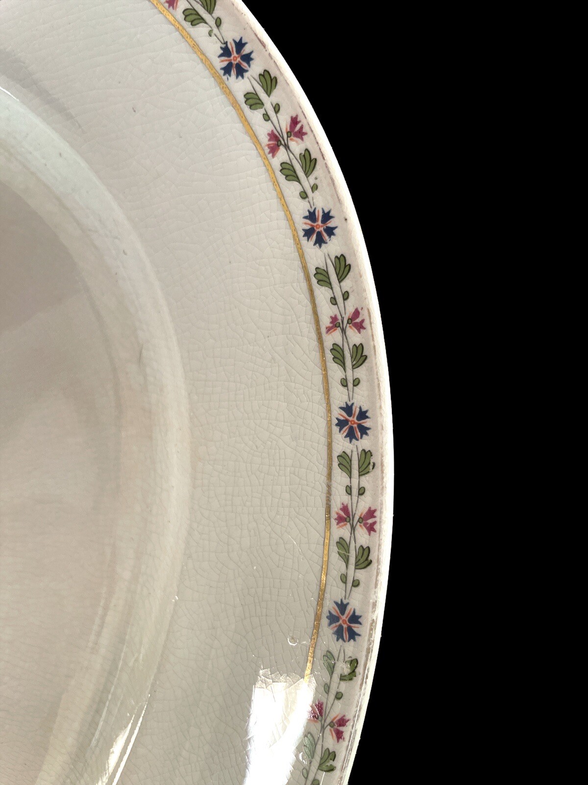 Rare Antique Mercer China Ardmore Semi-Vitreous Large Serving Platter ...