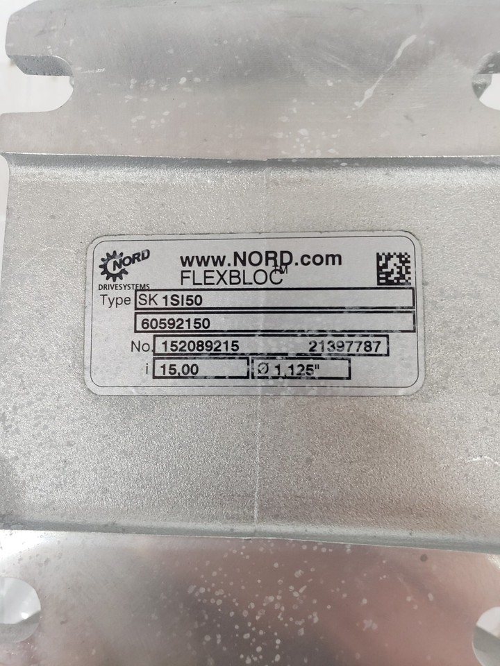 NORD SPEED REDUCER/FLEXBLOC SK1S150 | eBay